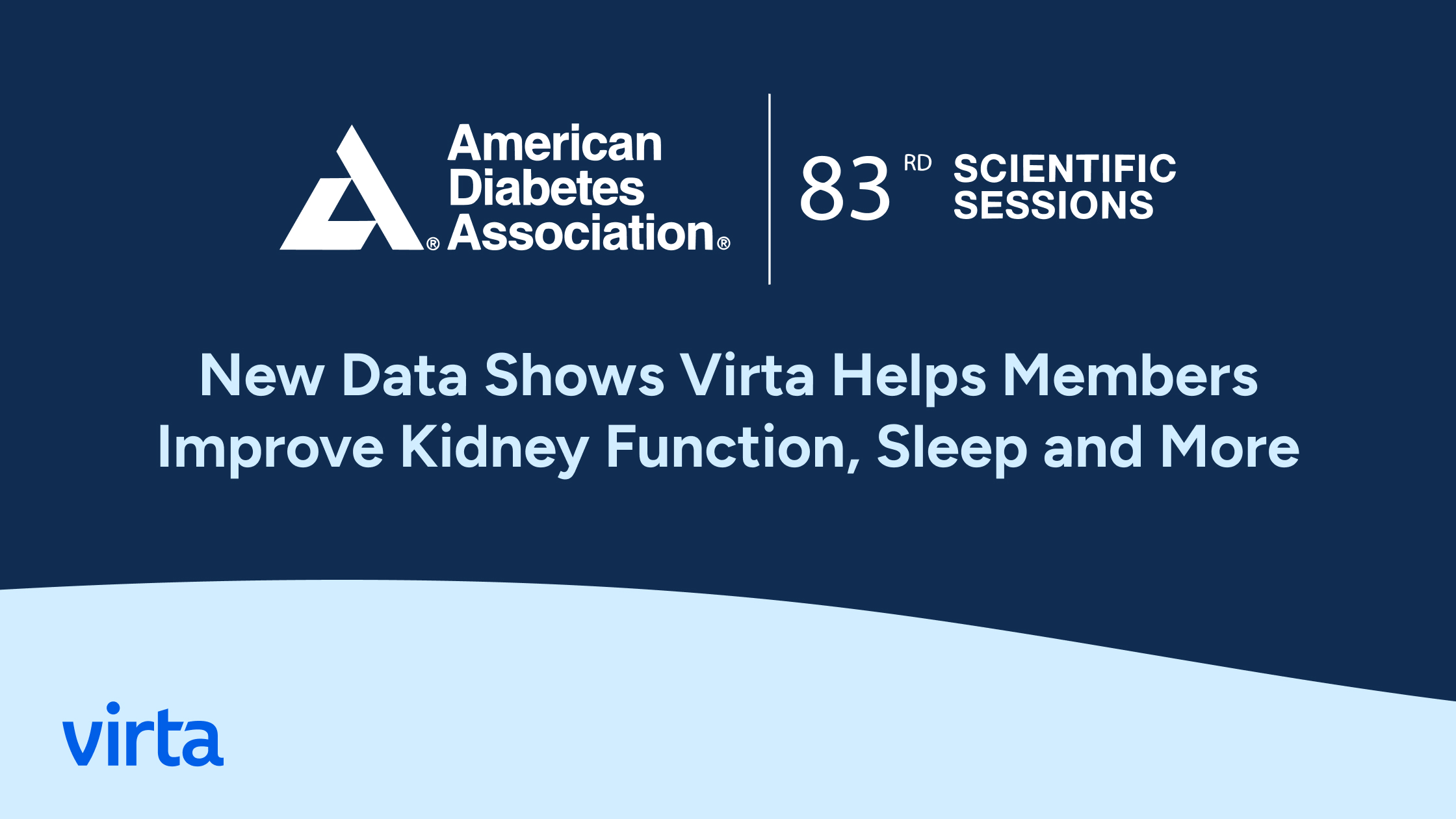 New Research at ADA’s 83rd Scientific Sessions: Virta Helps Members Improve Kidney Function ...